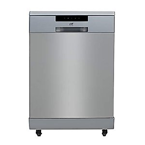 SPT SD-6513SSA 24″ Wide Portable Dishwasher with ENERGY STAR, 6 Wash Programs, 10 Place Settings and Stainless Steel Tub – Stainless