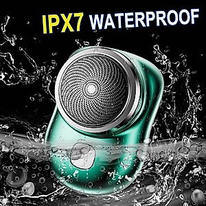 Mini Shaver Portable Electric Shaver, 2023 【New Upgrade】 Pocket Portable Electric Shaver, USB Mini Shaver Travel Electric Razor for Men, Pocket Size Waterproof Razor Washable Portable (Black)