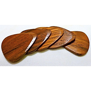 US Blues P3-TWRS Tone Woods Indian Rosewood Guitar Picks Brown Medium