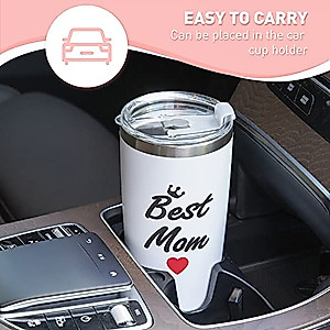 HAOYUNTE Mothers Day Gifts for Mom,Mom Tumbler,Christmas Gifts for Mom from Daughter,Cool Christmas Birthday Gifts for Mom,Gifts for Women,20 Oz