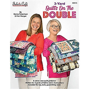 Fiber Cafe 3-Yard Quilts on The Double Pattern, Brown