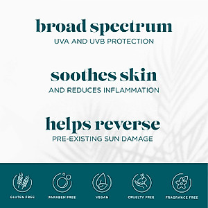 VI Derm Lightweight Daily UV Defense Broad Spectrum SPF 50+ Sunscreen, 2 Fl Oz / 59 mL