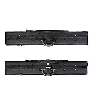 FINO 4/4 Full Size Violin Case Professional Oblong Violin Hard Case with Built-in Hygrometer,Super Lightweight Portable Carrying Bag Slip-On Cover with Backpack Straps,Black