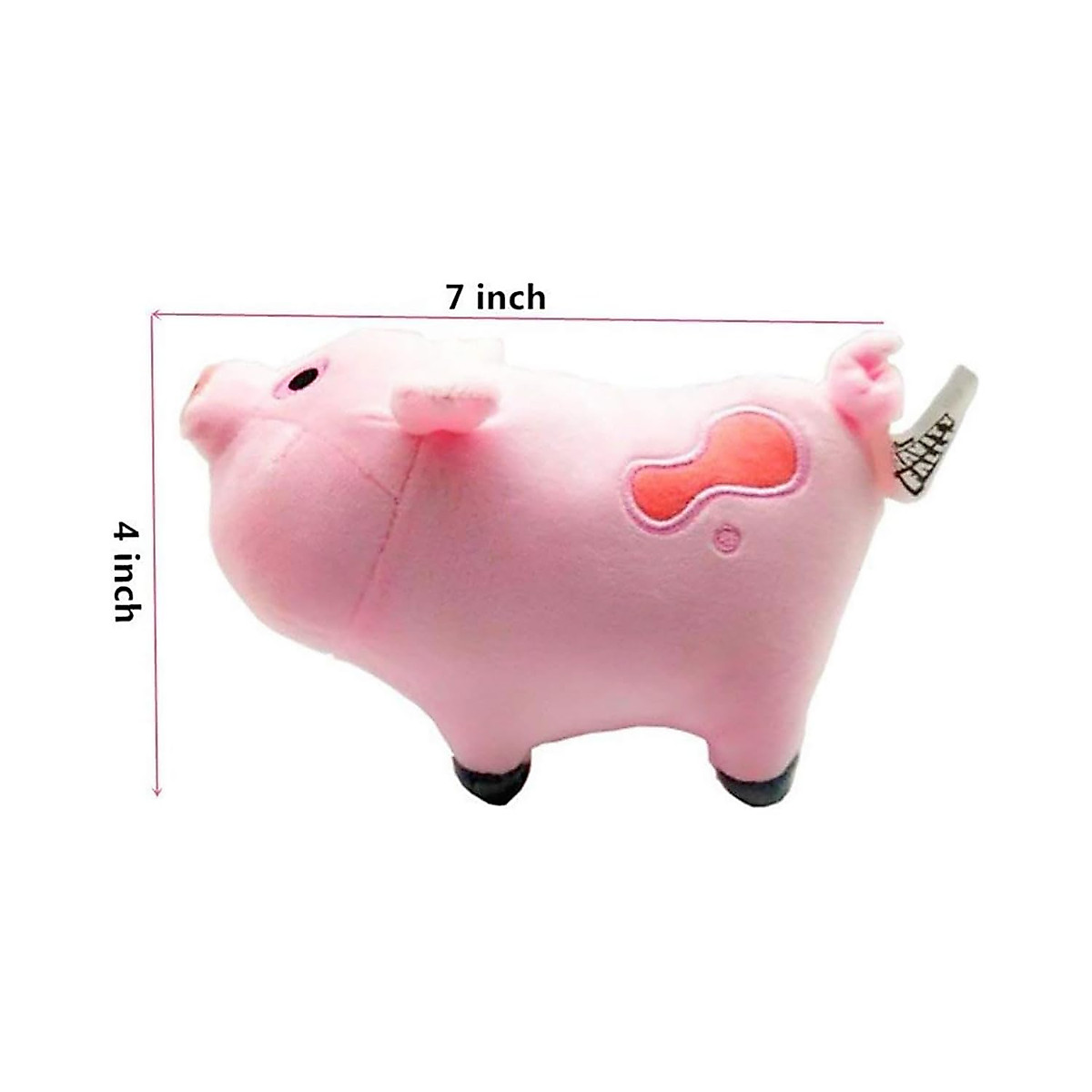 Gravity falls Waddles Pig Mabel Barfing Gnome Plushes Dolls Kids Toy 7" with Tag (Waddles Pig)
