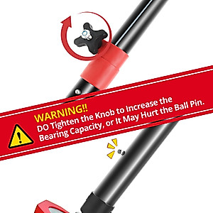 XINQIAO Cabinet Jacks for Installing Cabinets, Heavy Duty Third Hand Tools Adjustable Support Pole from 23.6 IN to 45.3 IN, 2 PCS