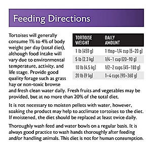 Mazuri | Tortoise Diet | 1.25 Pound (1.25 LB) Bag