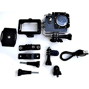 Sports Camera HD 1080p Mini camcorders Action Camera Video Full hd, Black (HL-01-02)