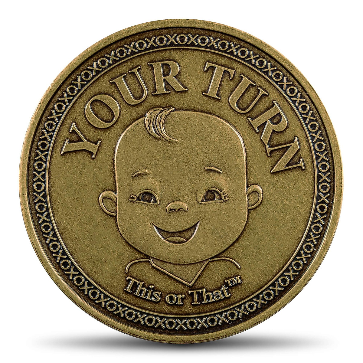 This or That Original Diaper Changing Decision Making Coin | Flip The Coin to See Who Changes Diaper – Unique for Expecting Parents or Fun Way to Celebrate Parenthood