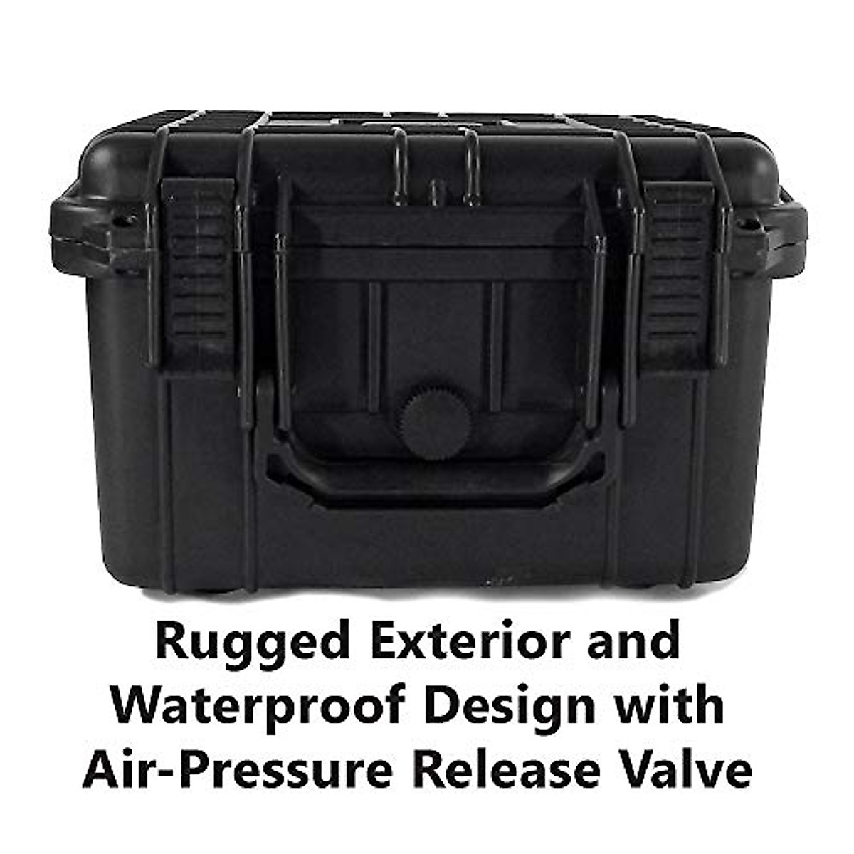 CASEMATIX Travel Case Compatible with Samsung Freestyle Projector and Smart Projector Accessories, Waterproof Impact Resistant Portable Projector Case with Shock Absorbing Padded Foam