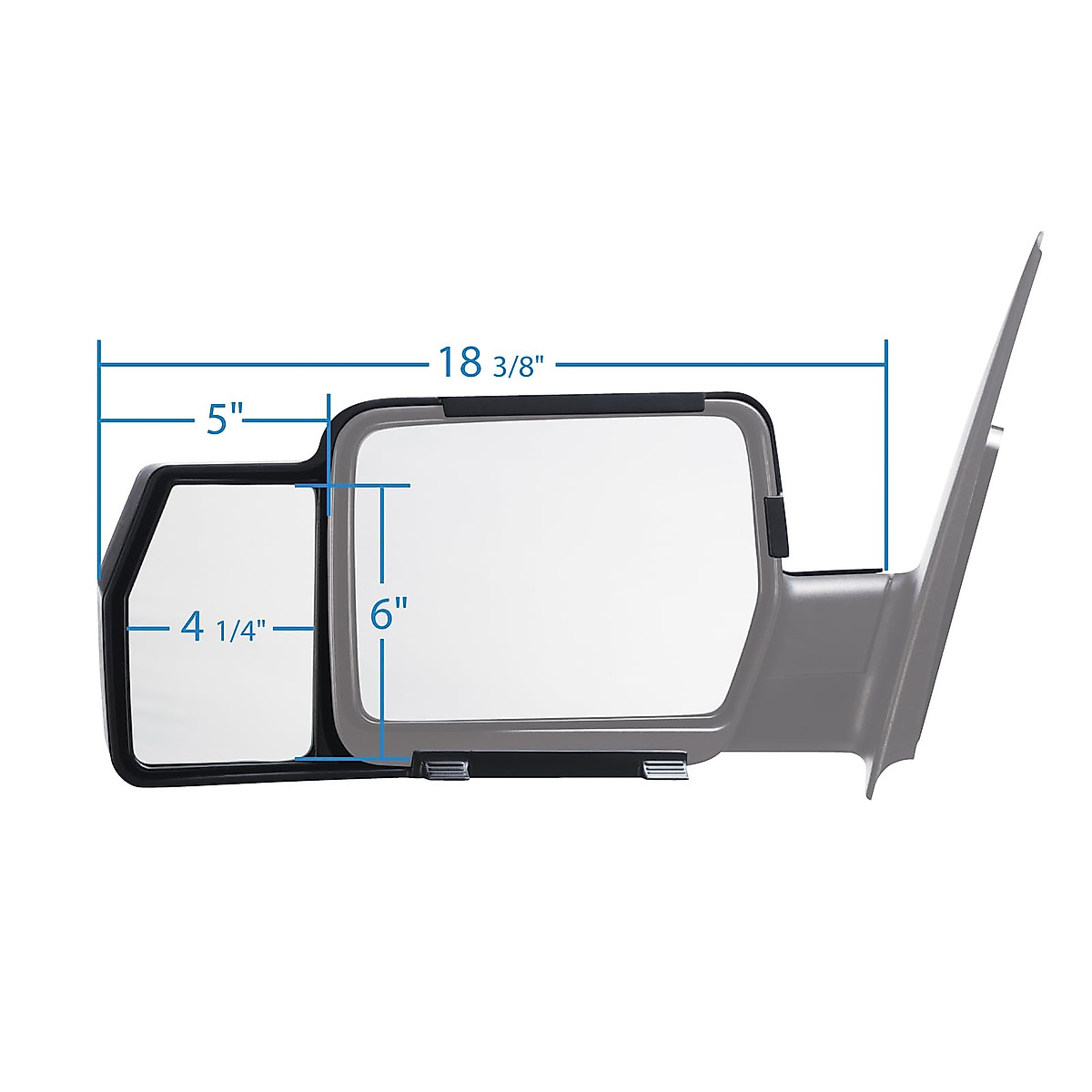 K Source 81800 Towing Mirror F150 2004-2008