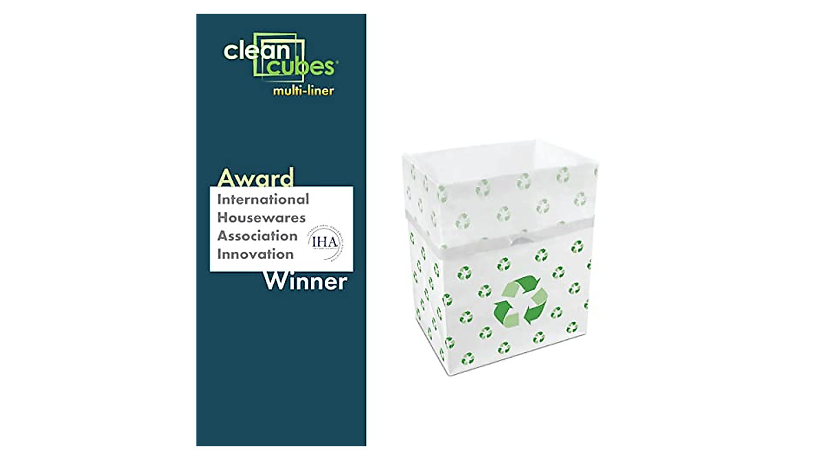 Clean Cubes: Eco-Friendly 13 Gallon Trash & Recycle Bins