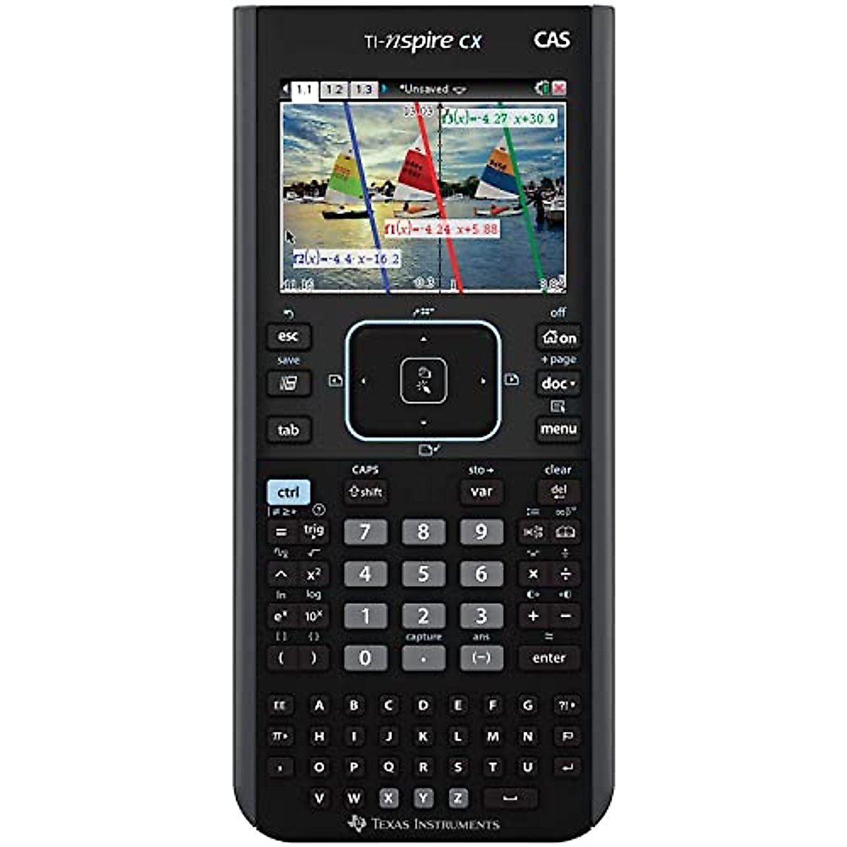 Texas Instruments TI Nspire CX CAS Graphing Calculator (Certified Renewed)