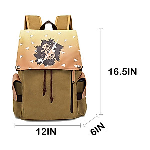 Backpack Bookbag Vintage Backpacks Casual Daypack Bookbag Drawstring Closure for College Travel Teens