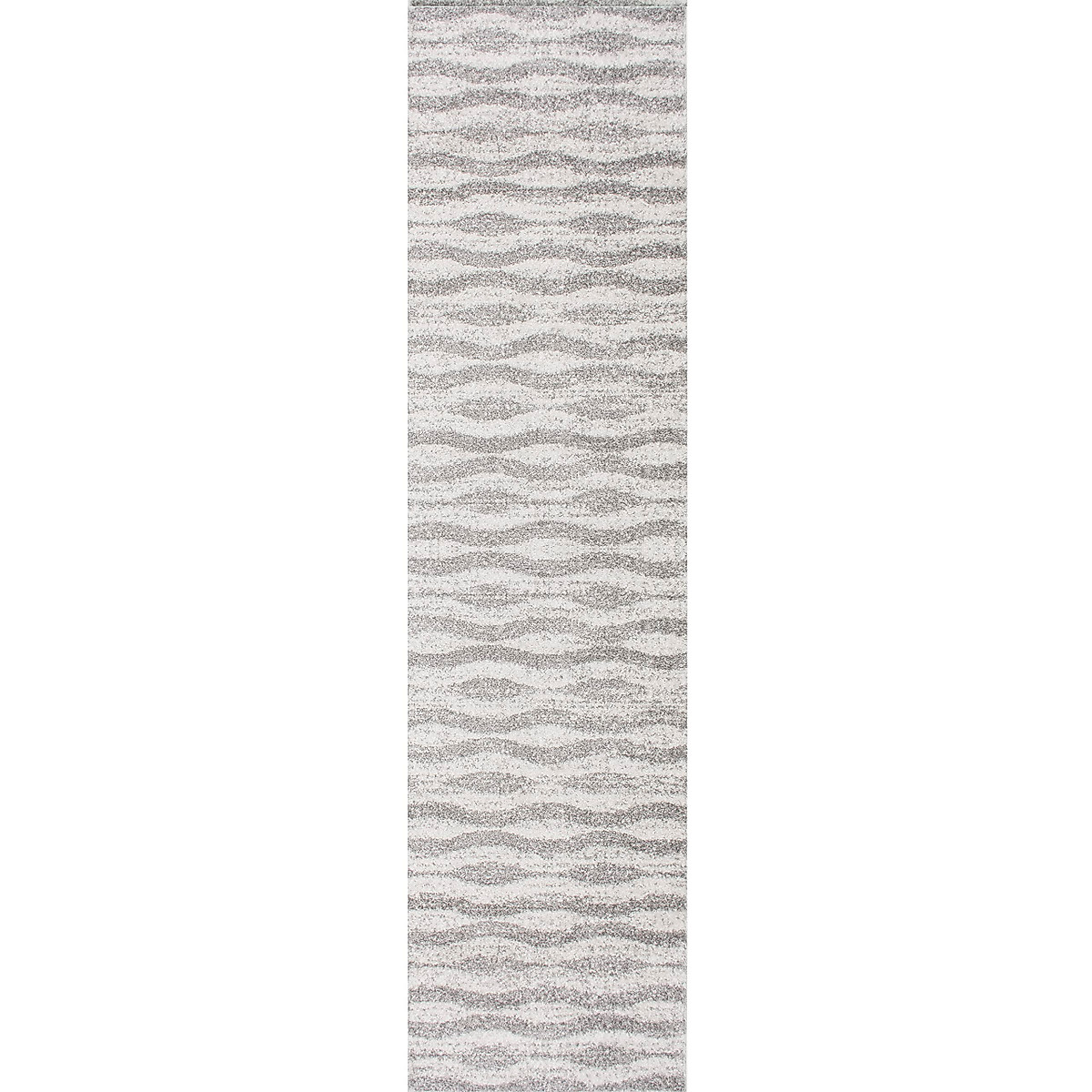 nuLOOM 2' x 6' Performance Indoor Area Rug, Non-Shed, Power Loomed High-Traffic Area Rug for Living Room, Bedroom, Home, Tristan Grey
