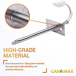 Canamax W10131825 Oven Temperature Sensor - Compatible with Whirlpool Maytag KitchenAid - Replaces WPW10131825 4455636 WPW10131825VP PS11748765
