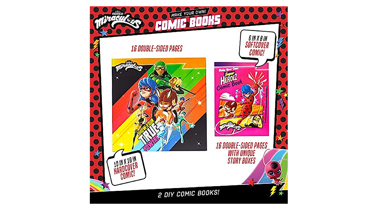 Create Your Own Comic Book Kit - Miraculous Fun!