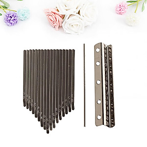Healifty Kalimba 17 Key Kalimba Keys Parts 17 Note Key Replacement Kit Thumb Piano African Kalimba Keys for DIY Kalimba Mbira Thumb Piano Kalimba Replacement Keys Kalimba Instrument
