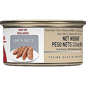 Royal Canin Feline Health Nutrition Adult Instinctive Loaf In Sauce Canned Cat Food, 3 oz, Case of 24