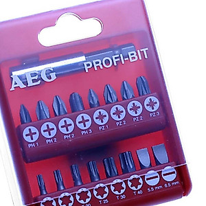 AEG 4932399495 Professional Drill Bit Case 17-Piece Set