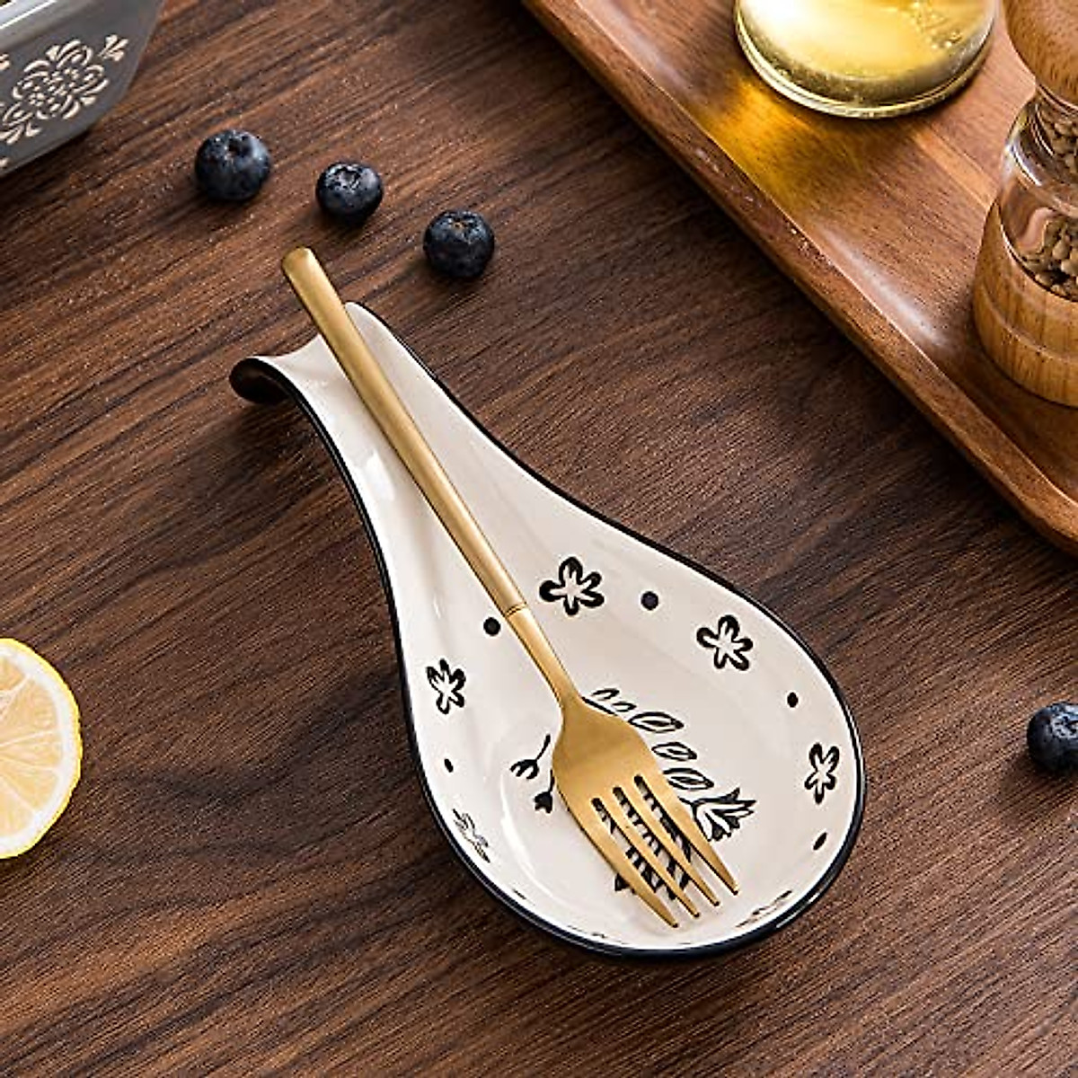 Wisenvoy Spoon Rest for Stove Top Spoon Rest for Kitchen Counter Spoon Rest