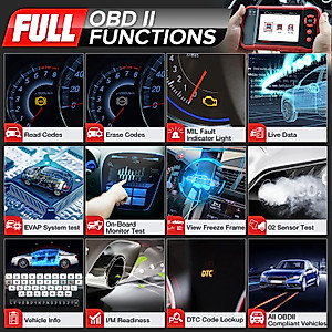 LAUNCH CRP123 OBD2 Scanner, Engine/ABS/SRS/Transmission Code Reader Car Diagnostic Scan Tool, Full OBDII Modes Automotive Scanner, Live Data Stream Graph, Lifetime Free Update