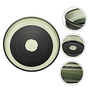 Zerodeko 2pcs rotatable Tray Lazy Susans Home Edit Organizers Kitchen Clear Bathroom Organizer Tabletop Round Turntable Storage Tray Fridge Desk Tray Tableware to Rotate The pet Household