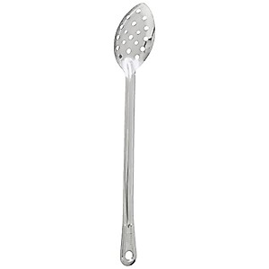 Winco Perforated Stainless Steel Basting Spoon, 15-Inch