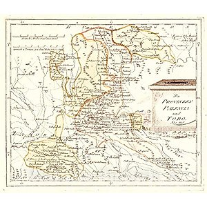 Historic Map - 1797 Die Provinzen Palencia und Toro - Vintage Wall Art - 53in x 44in