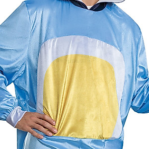 Disguise Bluey Bandit Costume, Official Bluey Dad Costume and Headpiece, One Size Large/XL (42-46)