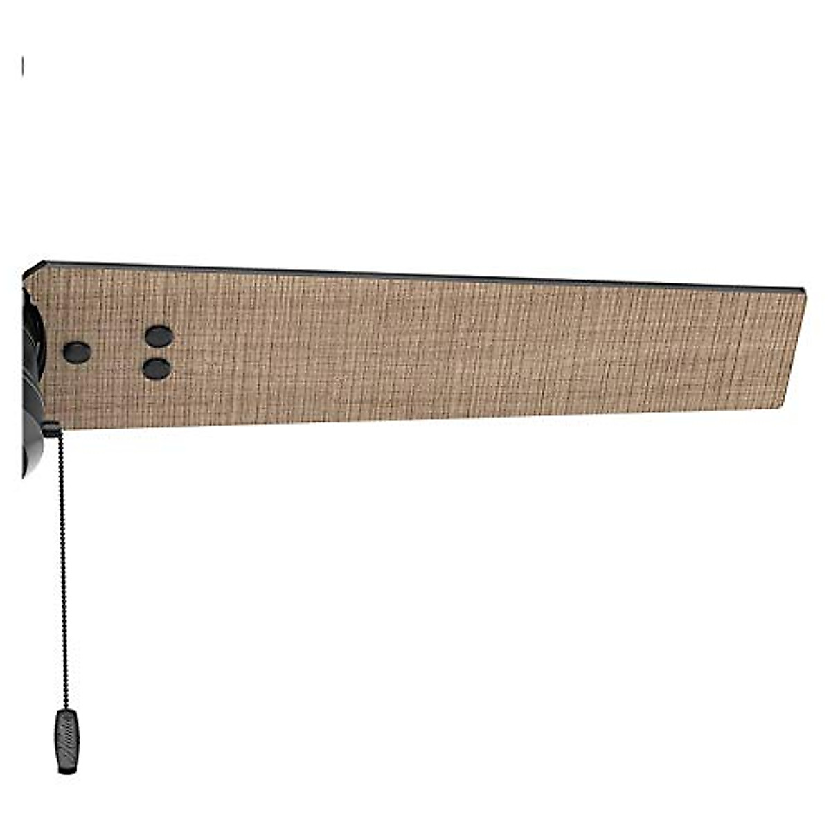 HUNTER 50260 Cassius Outdoor Ceiling Fan with Pull Chain, 44", Matte Black Finish