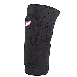 ShuoXin Thicken Breathable Sports Neoprene Knee Sleeve Compression Support Brace Knee Guard Protector Pad 1PCS - Black (L)