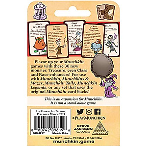Steve Jackson Games Munchkin Enhancers Card Game (Mini-Expansion) | 30 Cards | Adult, Kids, & Family Game | Fantasy Adventure Roleplaying Game | Ages 10+ | 3-6 Players | Avg Play Time 120 Min | from