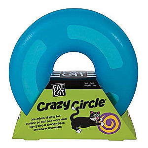 Petmate FAT CAT Interactive Cat Toys - Crazy Circle with Catnip Ball by Petmate