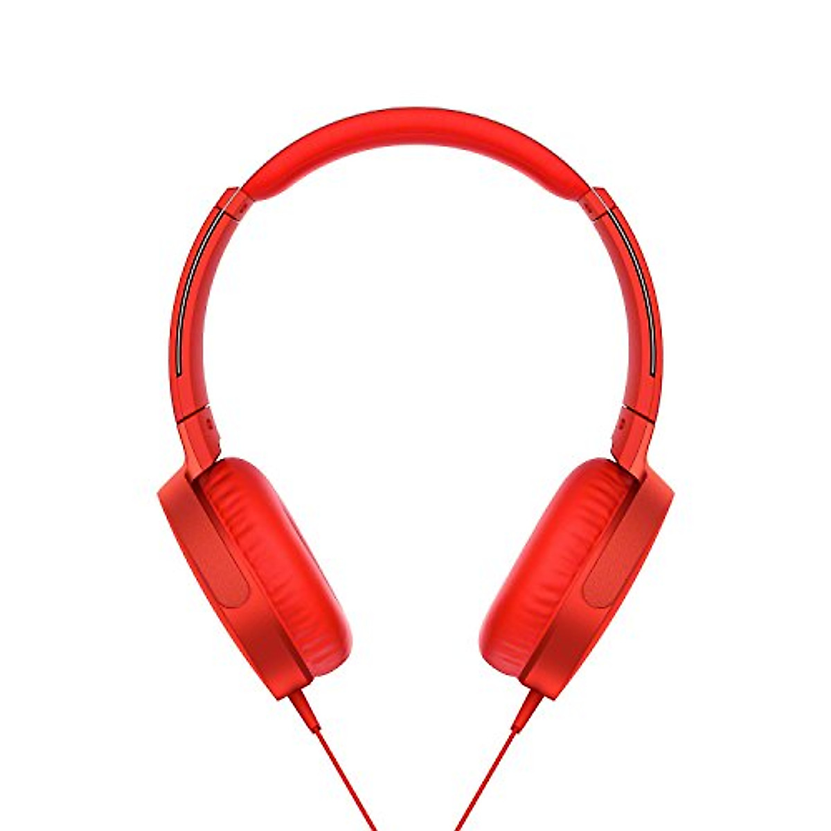 Sony XB550AP Extra Bass On-Ear Headset/Headphones with mic for phone call, Red