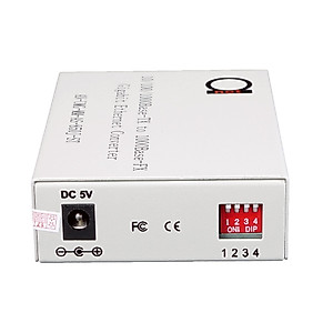 Multimode ST Gigabit Fiber Media Converter - Built-in ST Fiber Module 550 m (0.34 Miles) 850 nm - to UTP Cat5e 10/100/1000 RJ-45 – Auto Sensing Gigabit or Fast Ethernet - Jumbo Frame - LLF Support