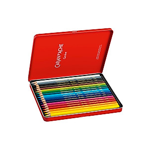 CREATIVE ART MATERIALS Caran D'ache Supracolor Metal Box Set Of 18 (3888.318)