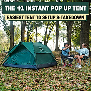 Reactive Outdoor Tent - 3 Second Tent - 3 Sec Instant Pop Up Tent - Easy and Quick Setup Camping Tent - 1 Person Setup Waterproof Double Layer Outdoor Camping Tent