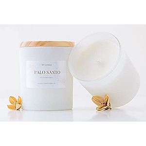 My Lumina Palo Santo Candle - Healing Candle Natural Soy Wax Candle for Aromatherapy
