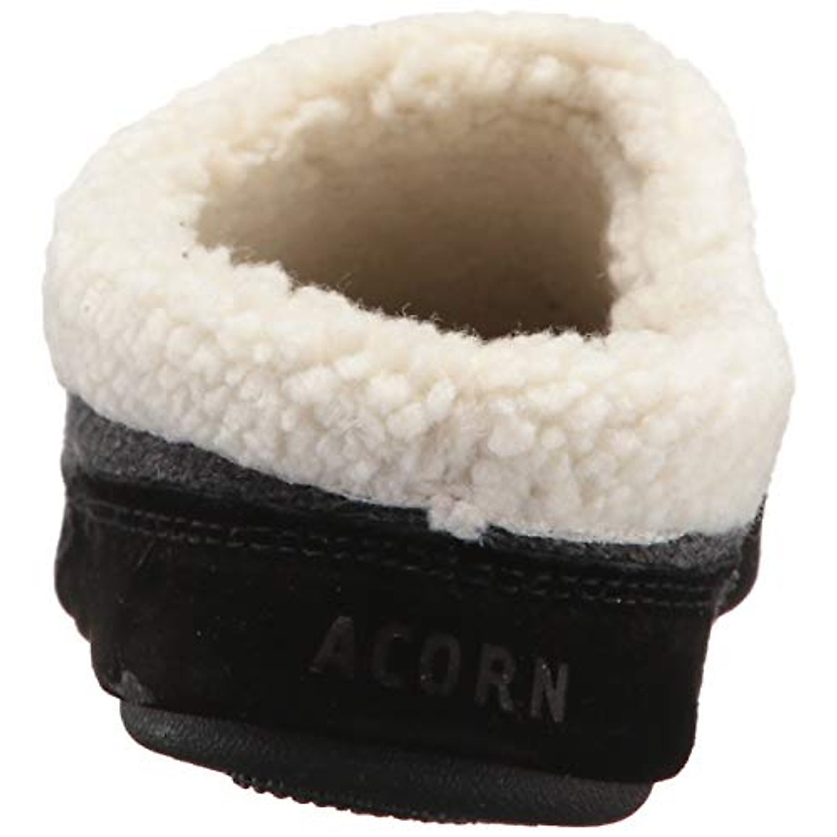 Acorn Women's Mule Ragg Slipper, Dark Charcoal Heather, Large Standard US Width US