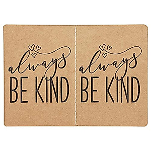 Kindness Counts Kraft Pocket Journals, Bulk Journals for Kids (4 x 5.75 in, 24 Pack)