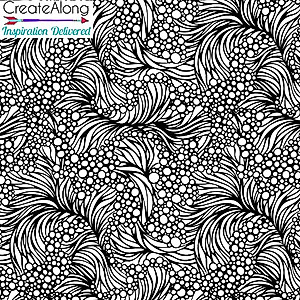 Silkscreen Seaweed and Bubbles Stencil Crafting, Polymer Clay, Art Jewelry, Mixed Media