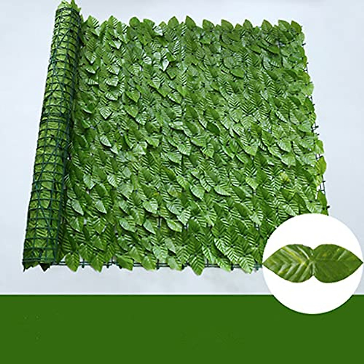 Artificial Ivy Privacy Fence Screen,19.6x118inch Artificial Hedges Fenceand Faux Ivy Vine Leaf Decoration for Outdoor Garden Porch Patio Home Yard