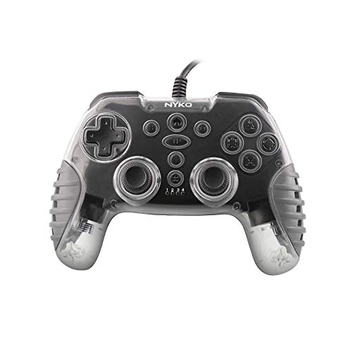 Nyko Air Glow Controller for PlayStation 4 - LED Light Show and Hand Cooling Fan - Wired 10Ft Cable - PlayStation 4