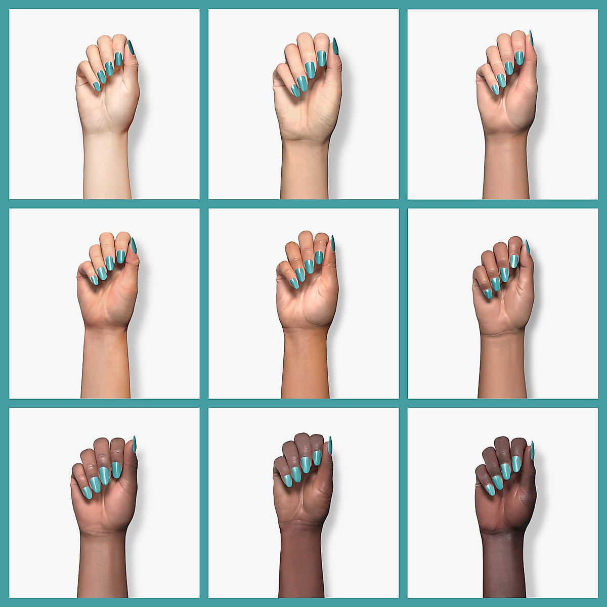 Sally Hansen - Hard as Nails Color - Iridescent Sea - Dia-mint - 0.45 fl oz