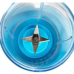 Mind Reader PORBLEND-BLU Handheld, Rechargeable Personal USB-Powered Juicer, Blue Portable Blender, One Size