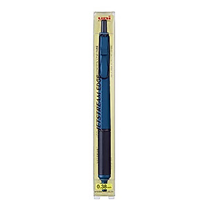 uni Jetstream EDGE 0.38mm Oil-based Ballpoint Pen, Prussian Blue Body (SXN100338.10)