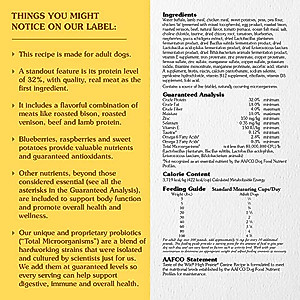 Taste of the Wild High Prairie Canine Grain-Free Recipe with Roasted Bison and Venison Adult Dry Dog Food, Made with High Protein from Real Meat and Guaranteed Nutrients and Probiotics 28lb