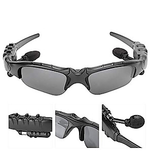 Joyzan Sunglasses Bluetooth Earphone, Wireless in Ear Polarized Earbuds Lenses Stereo Handfree Driving Glasses Headphone for All Kinds of Cell Phones