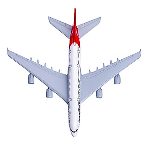 Bswath Model Plane 1:400 Scale Model Qantas A380 Model Airplane Diecast Airplanes Metal Plane Model for Gift