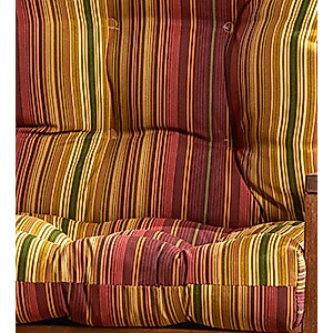 Greendale Home Fashions Outdoor Seat/Back Chair Cushion, Kinnabari
